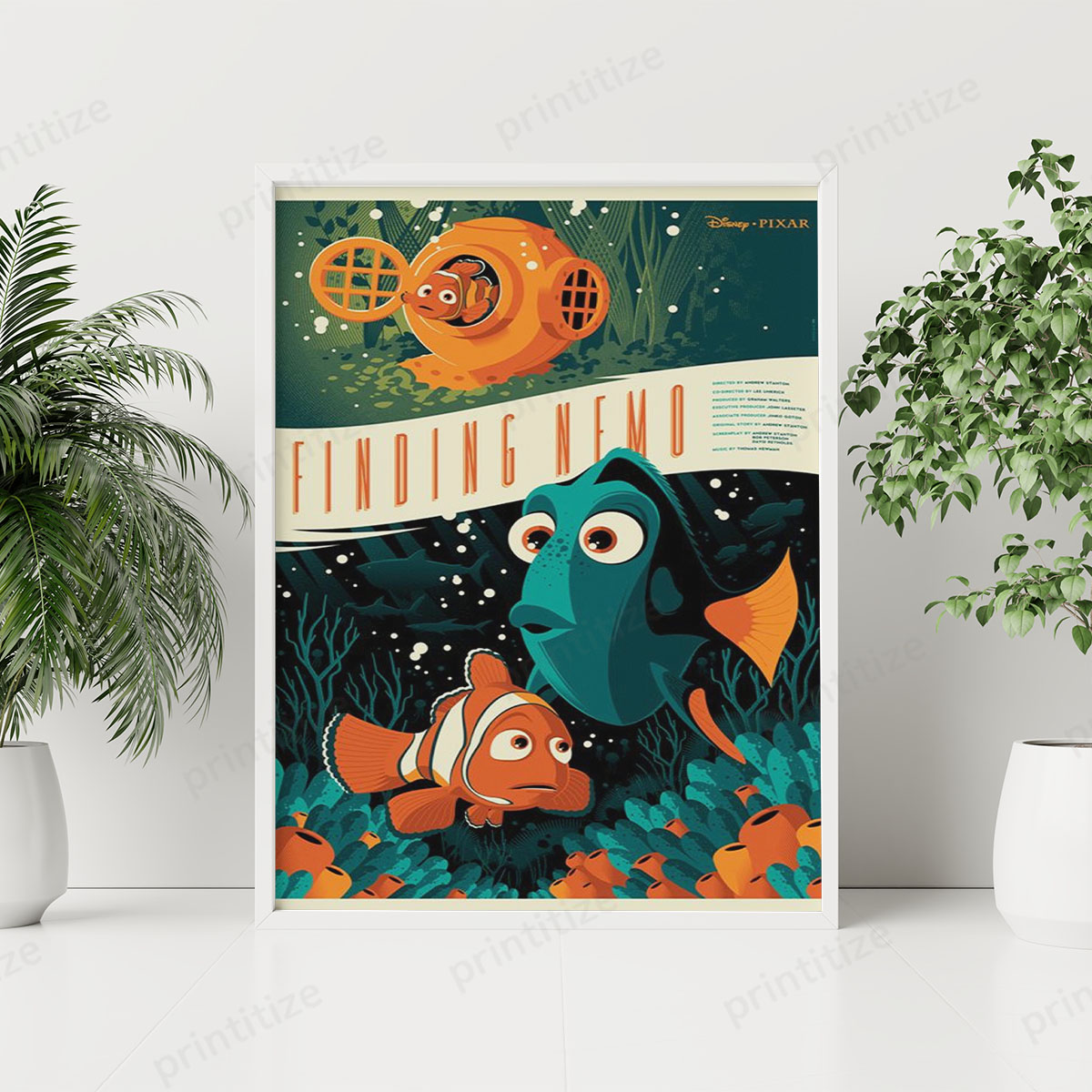 Buy Finding Nemo Painted Art Poster Online | Free Shipping | Printitize