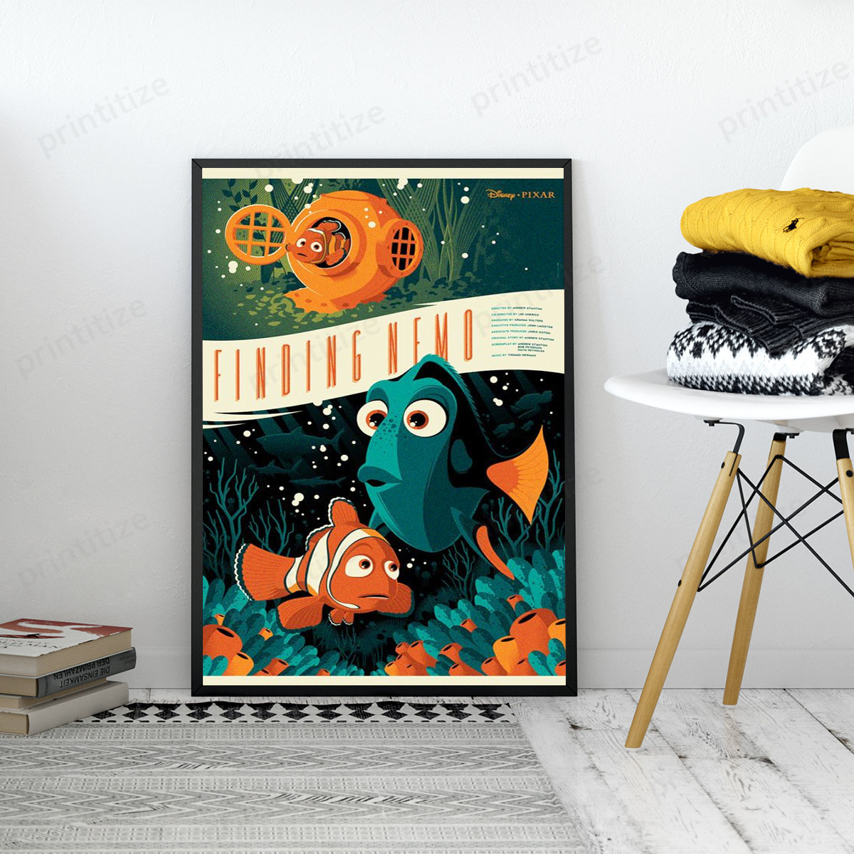 Buy Finding Nemo Painted Art Poster Online | Free Shipping | Printitize
