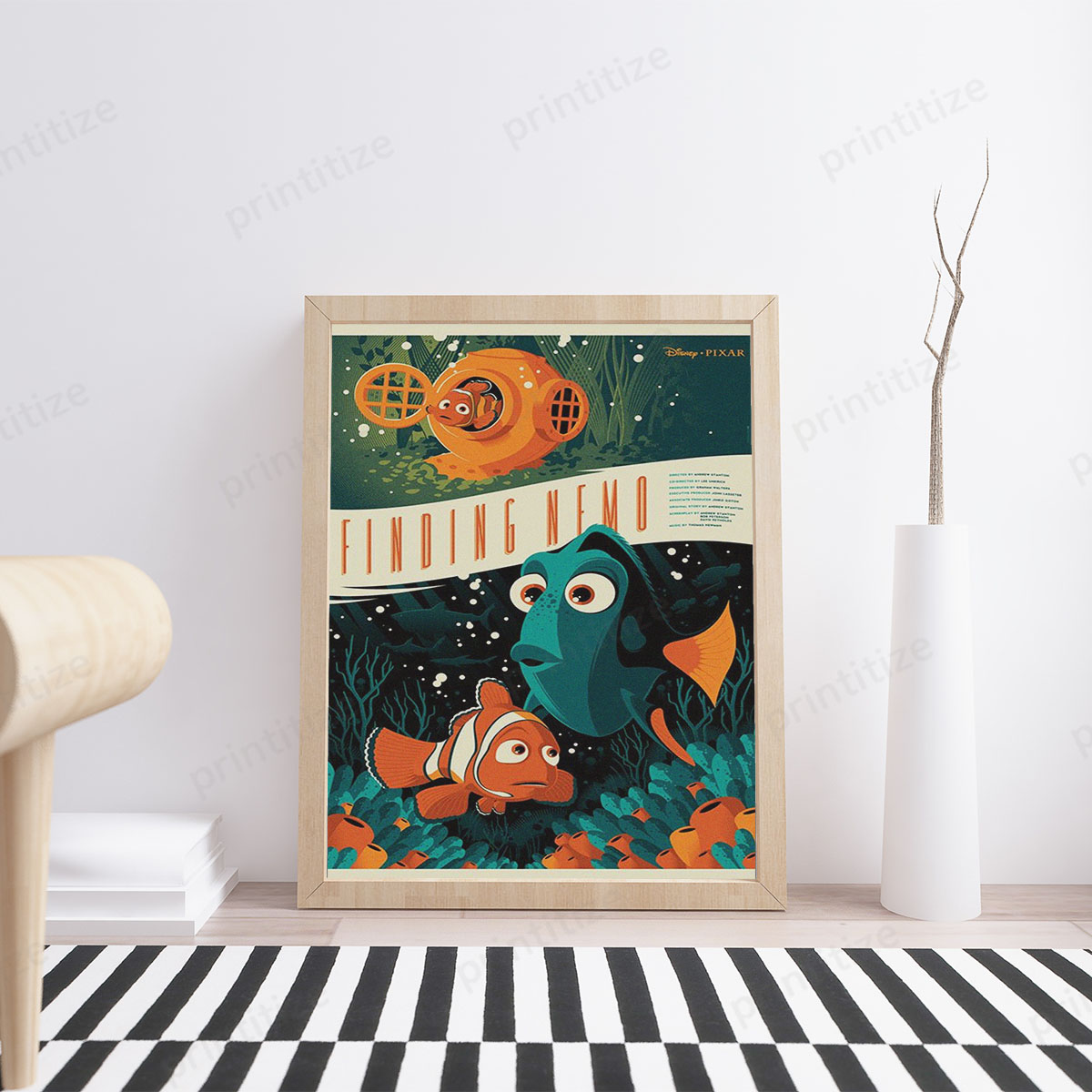 Buy Finding Nemo Painted Art Poster Online | Free Shipping | Printitize