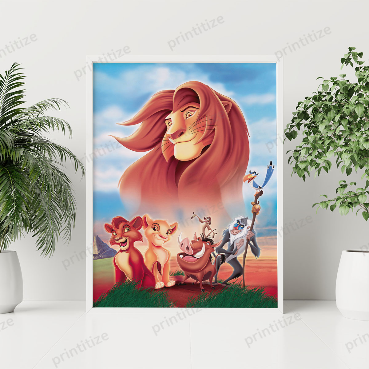 Buy The Lion King Simbas Pride Portrait Poster Online | Free Shipping ...
