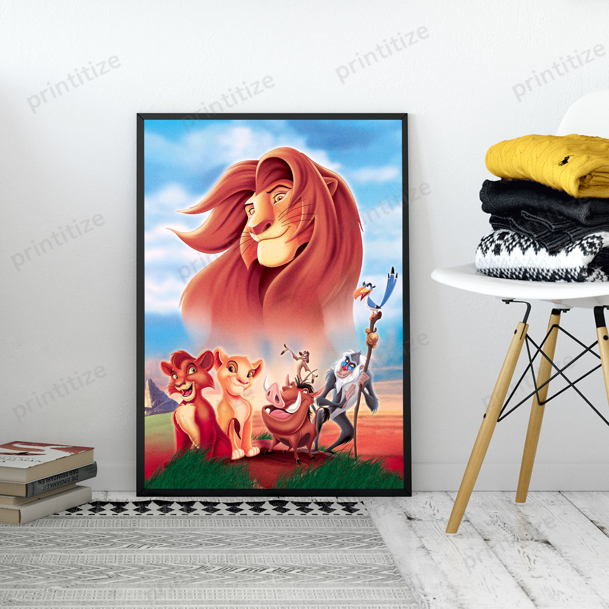 Buy The Lion King Simbas Pride Portrait Poster Online | Free Shipping ...