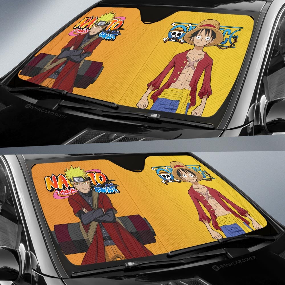 Buy Monkey D Luffy Main Anime Heros Car Sun Shade Online | Free ...