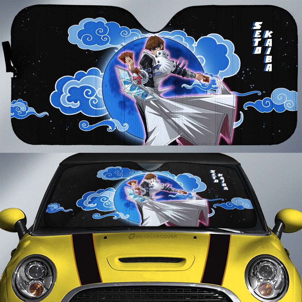 Buy Seto Kaiba Yugioh Anime Car Sun Shade Online | Free Shipping ...