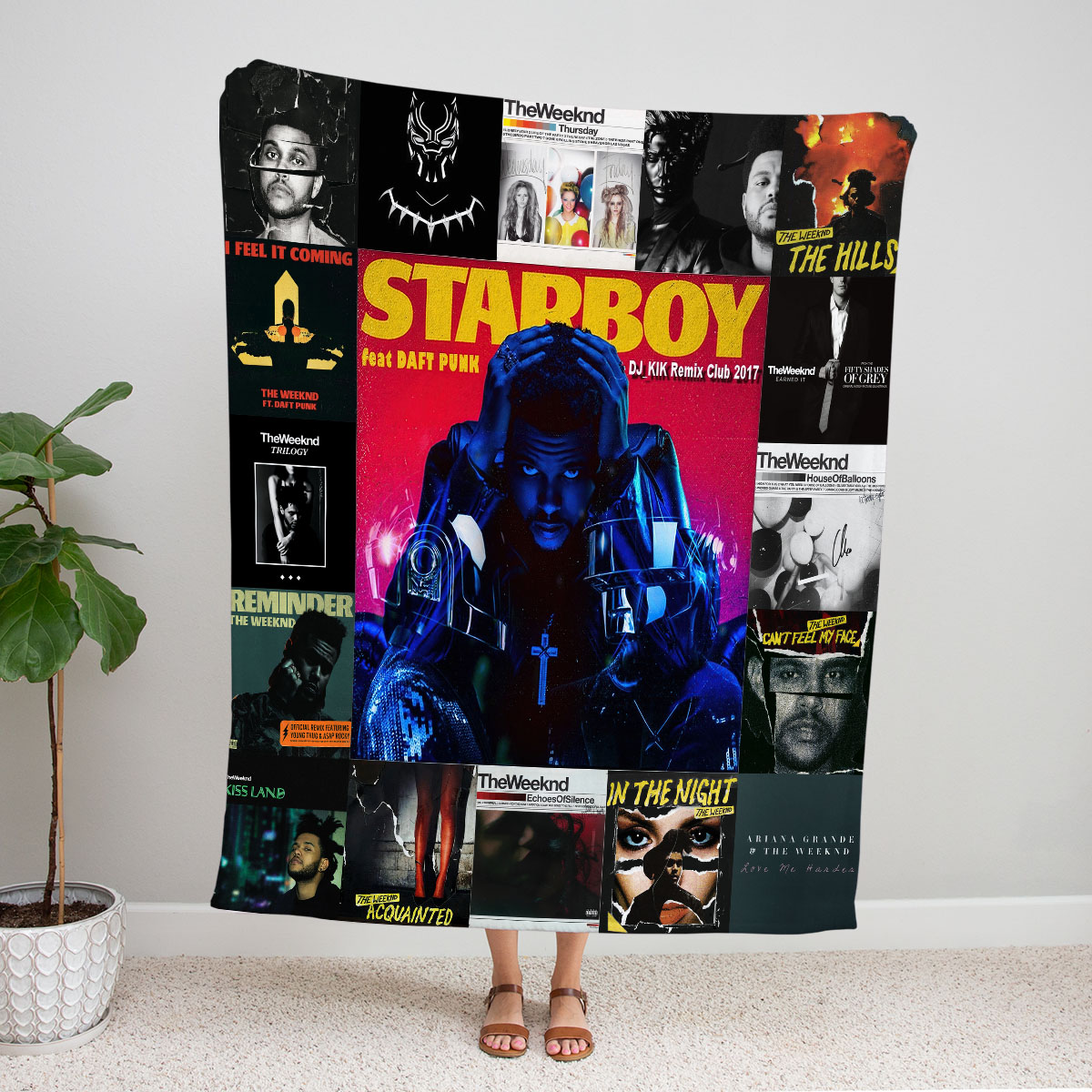 The Weeknd Album Covers Blanket - Printitize